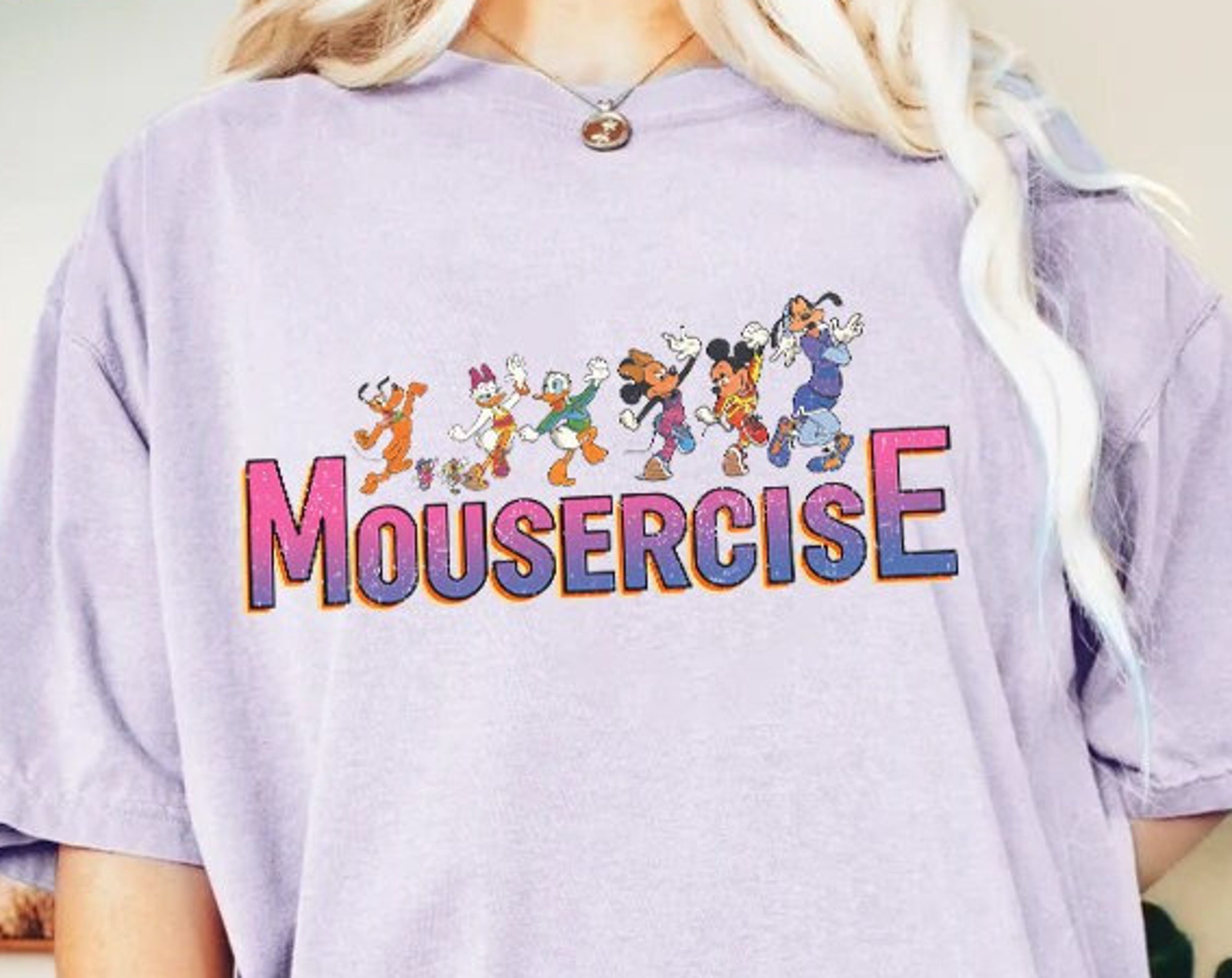 Vintage Disney Mousercise 90's Shirt
