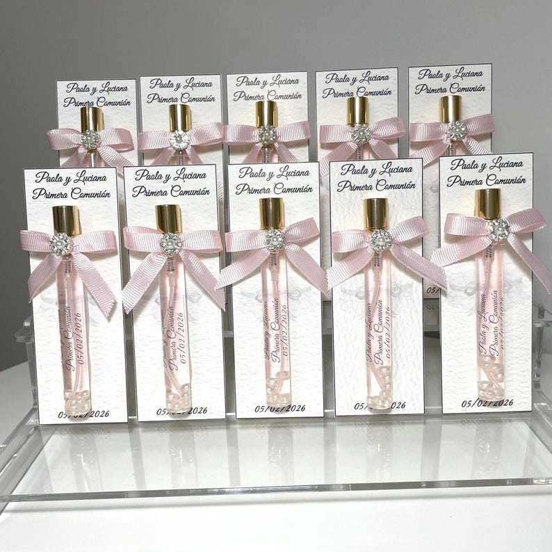 Personalized Perfume Party Favors: Cherry Blossom Scent, Girl Baby ...