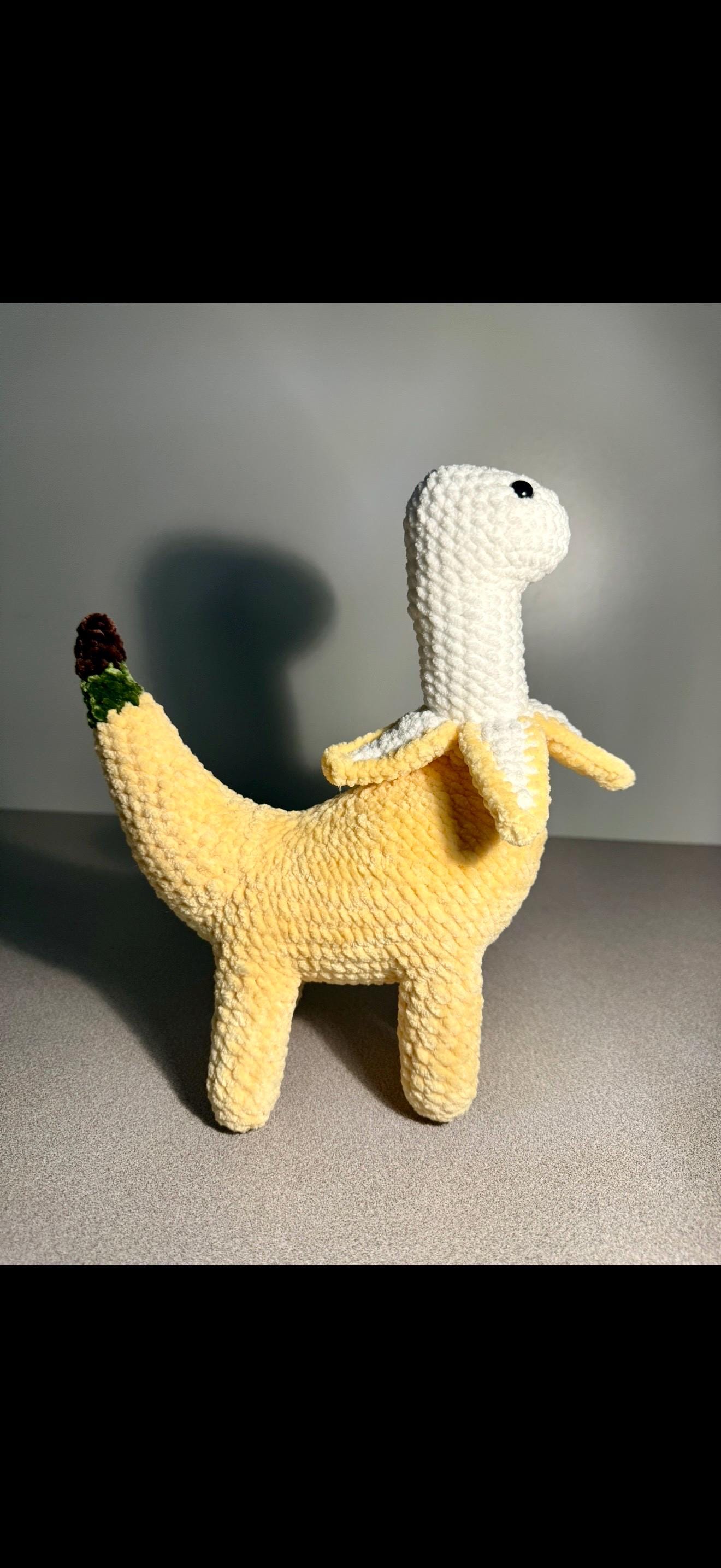 Hand-made Bananasaurus Plushie - Etsy