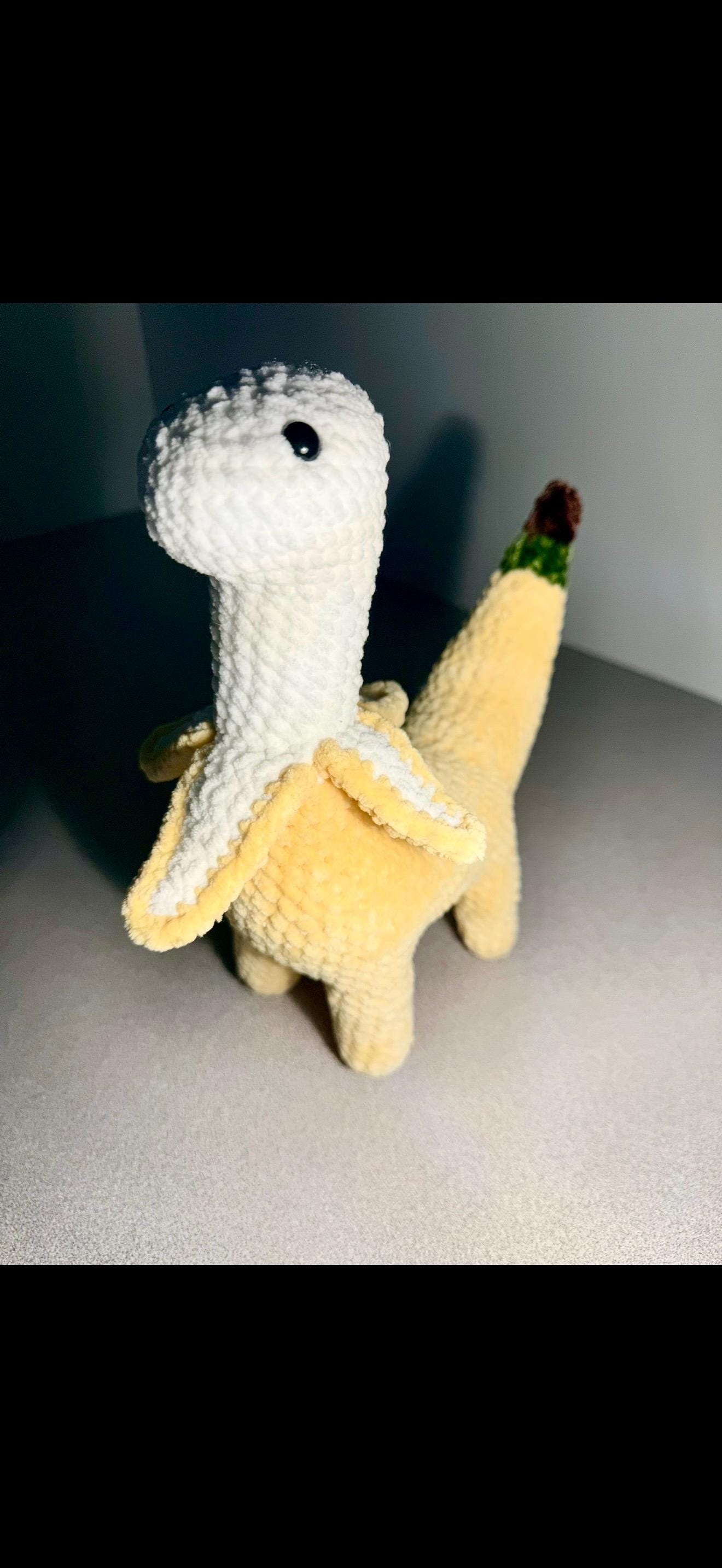Hand-made Bananasaurus Plushie - Etsy