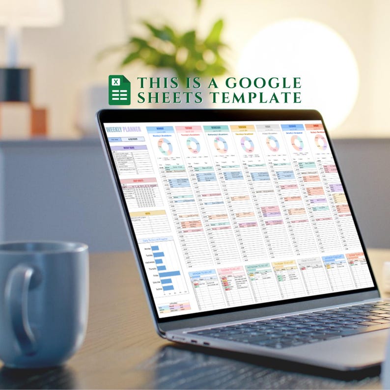 2025 Weekly Planner: Google Sheets Task Tracker (digital Download) - Etsy