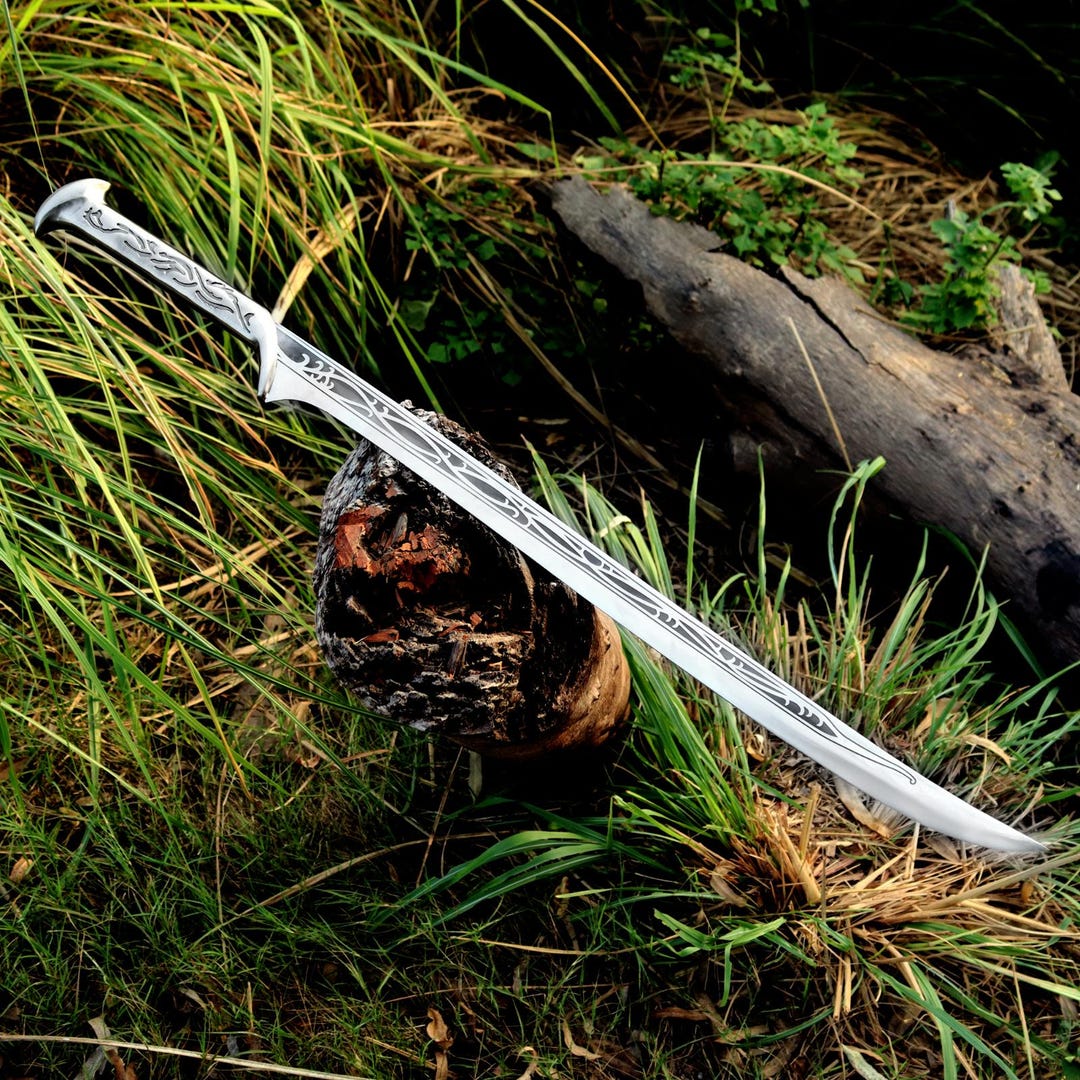40" Elven King Sword | Hand Forged Fantasy Blade With Scabbard ...