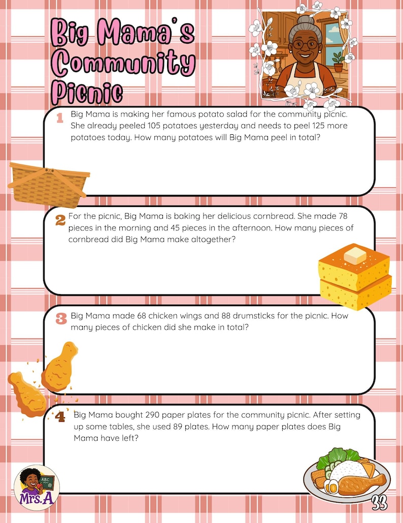 Mixed Word Problem Worksheets | Addition & Subtraction Practice for ...
