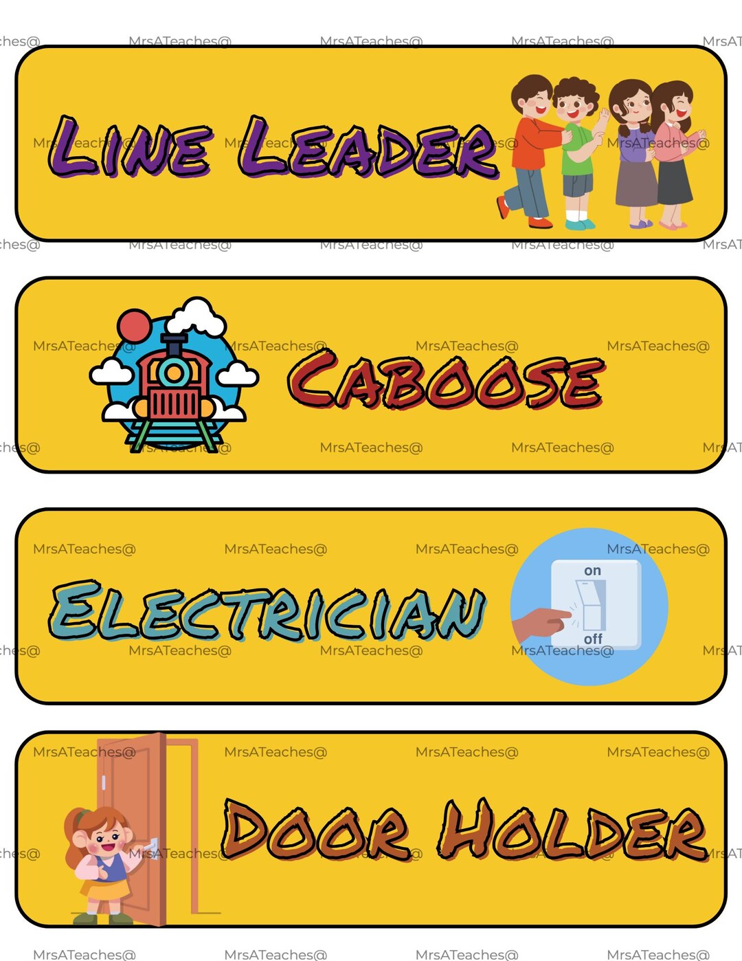 Classroom Jobs Kit | Student Leadership System & Job Chart Printables ...