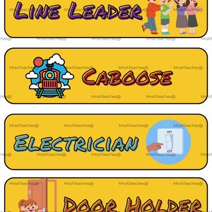 Classroom Jobs Kit | Student Leadership System & Job Chart Printables ...