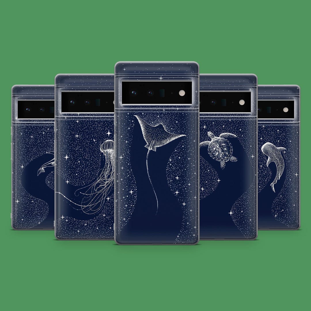 Blue Stingray Phone Case Whale Shark Cover for Google Pixel 10, 9A ...