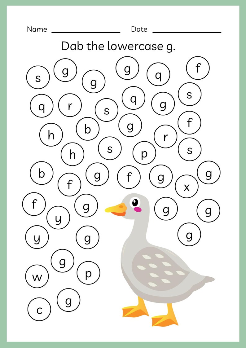 Preschool Alphabet Workbook | Colorful A-Z Printable for Kids | Fun ...
