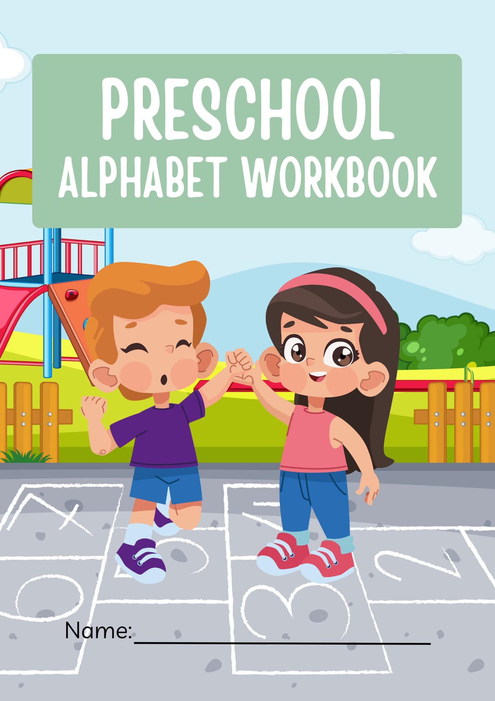 Preschool Alphabet Workbook | Colorful A-Z Printable for Kids | Fun ...