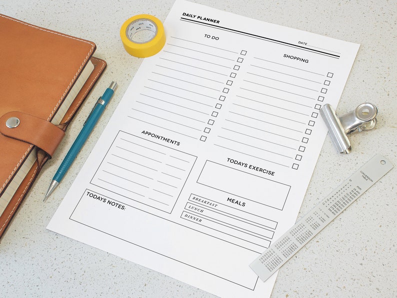 2024 Calendar With Weekly and Daily Planner A4 Sized Printable Digital ...