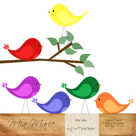 Bird On A Branch Clip Art
