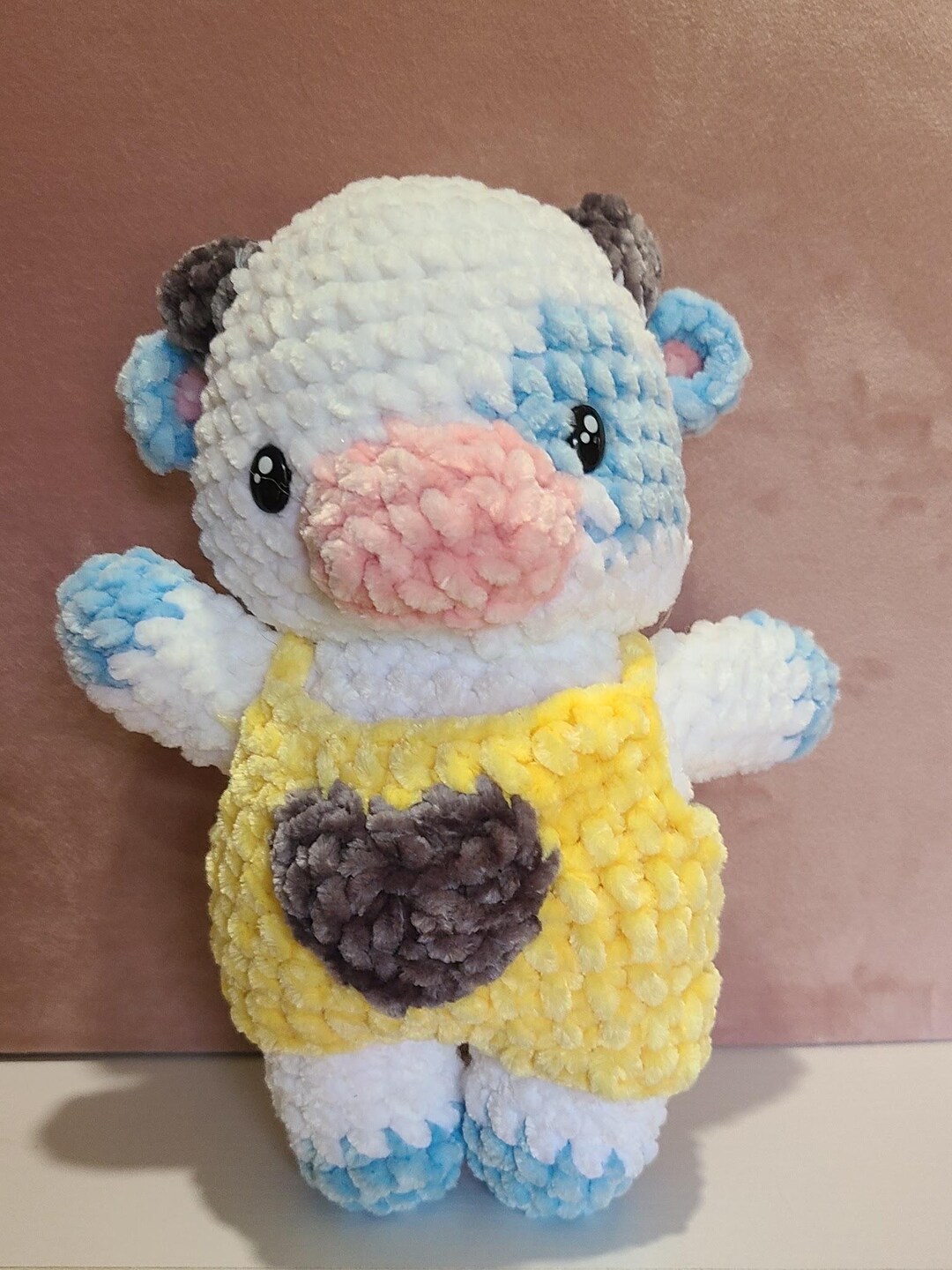 Little Crochet Cow Bill - Etsy