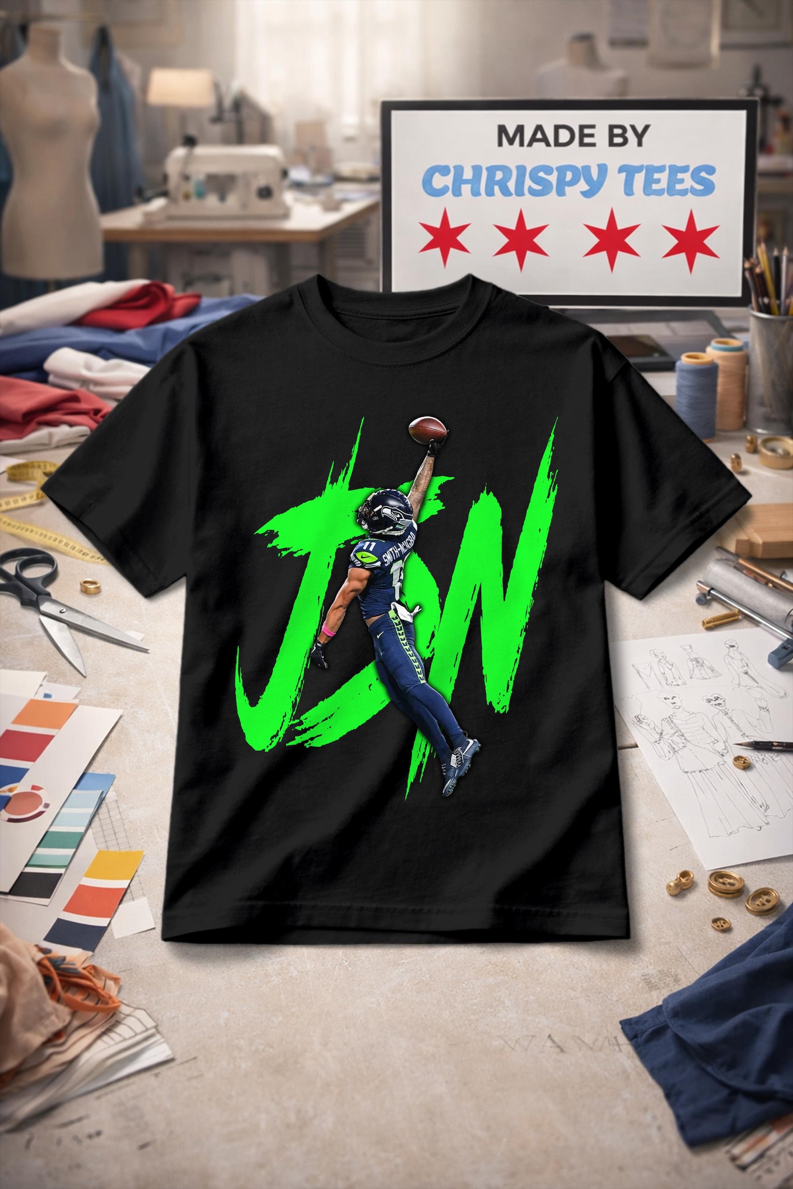 Custom Jaxon Smith-njigba Graphic PNG - Etsy