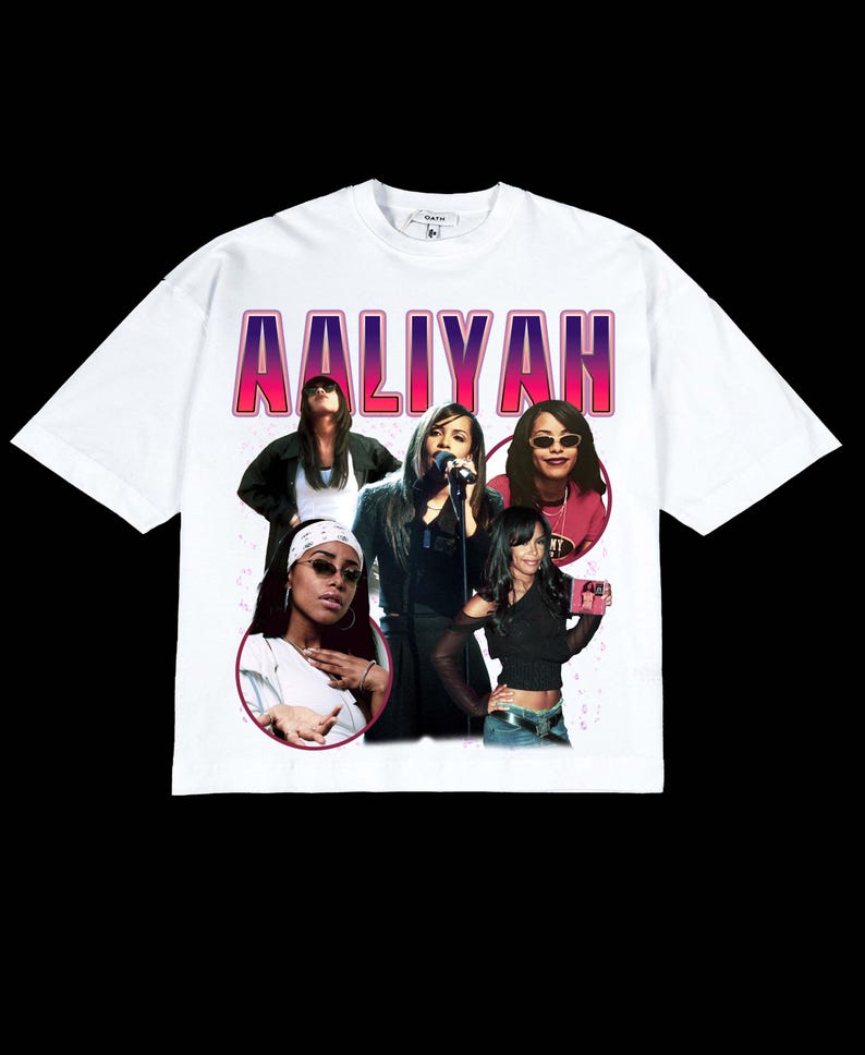 Ready to Print Aaliyah T Shirt Design PNG Instant Download 300 Dpi - Etsy