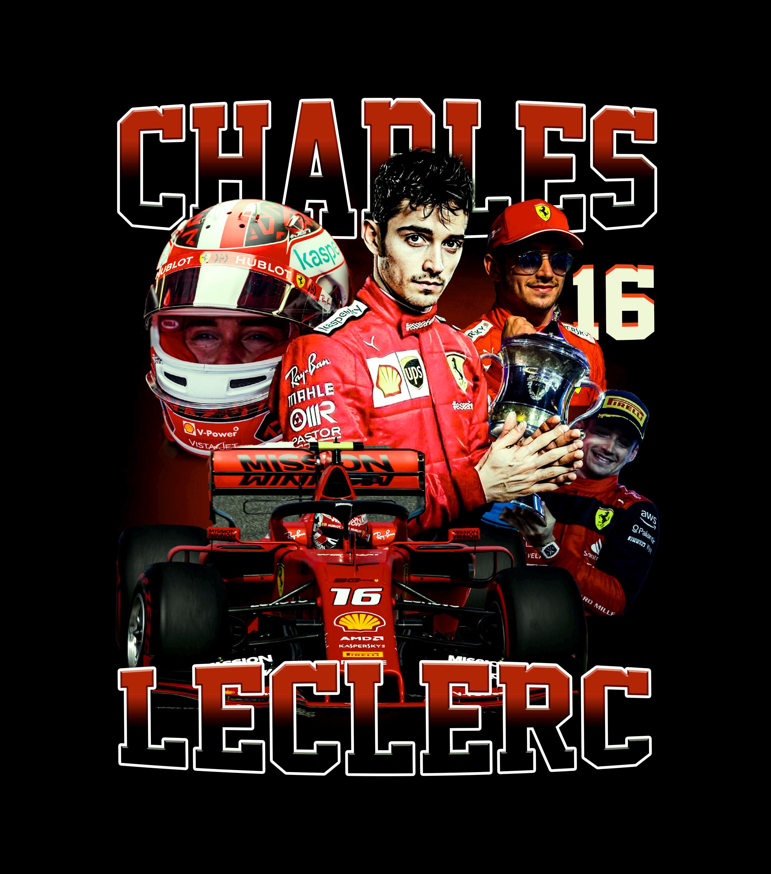 Charles Leclerc T Shirt Design PNG Instant Download 300 Dpi - Etsy