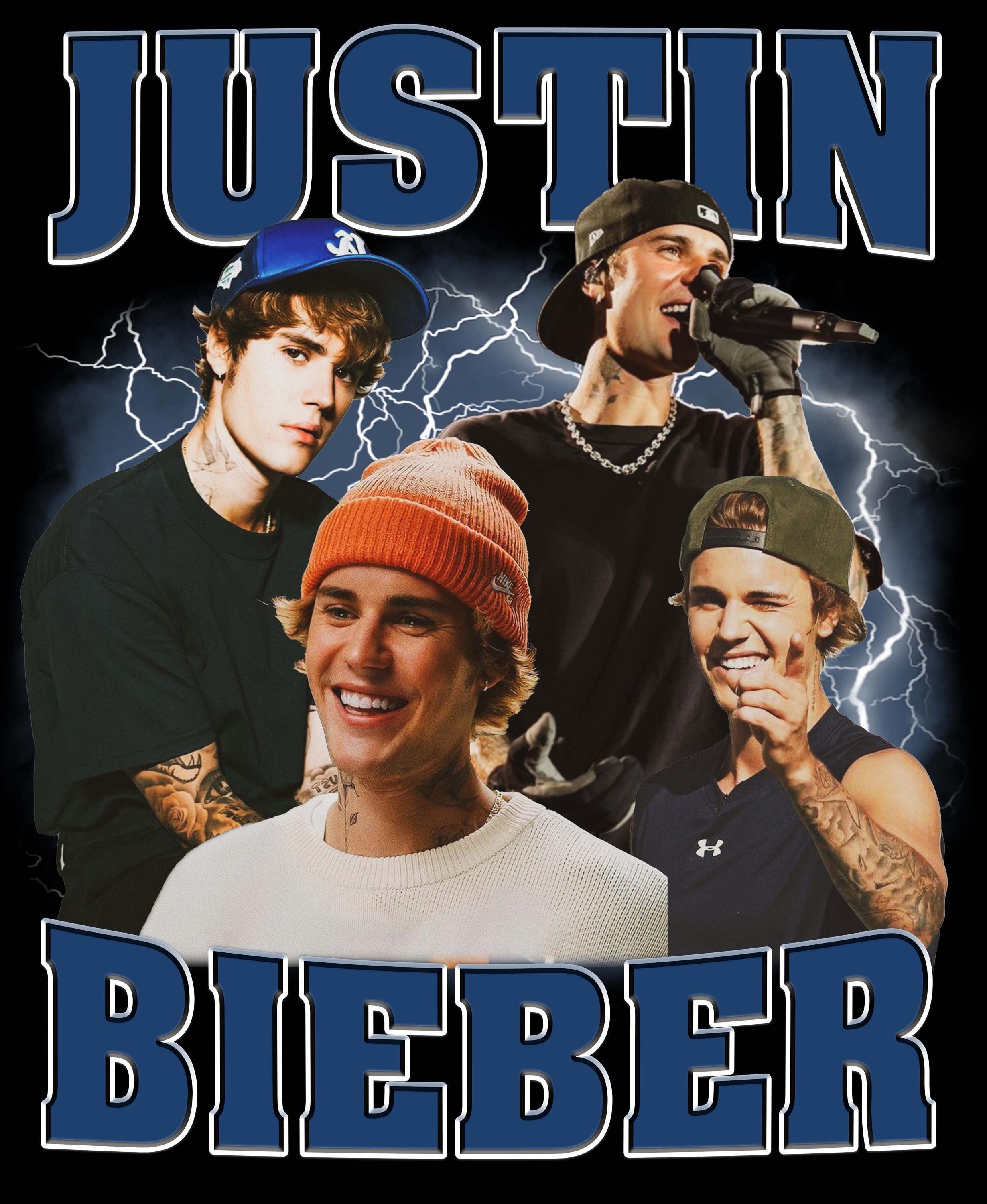 Justin Bieber T Shirt Design PNG Instant Download 300 Dpi - Etsy