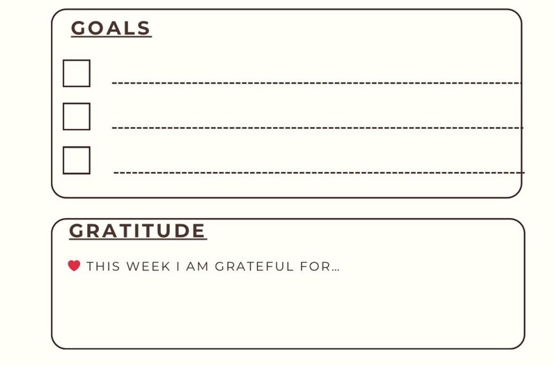 Minimalist Planner Printable | Daily Schedule | Instant Download ...
