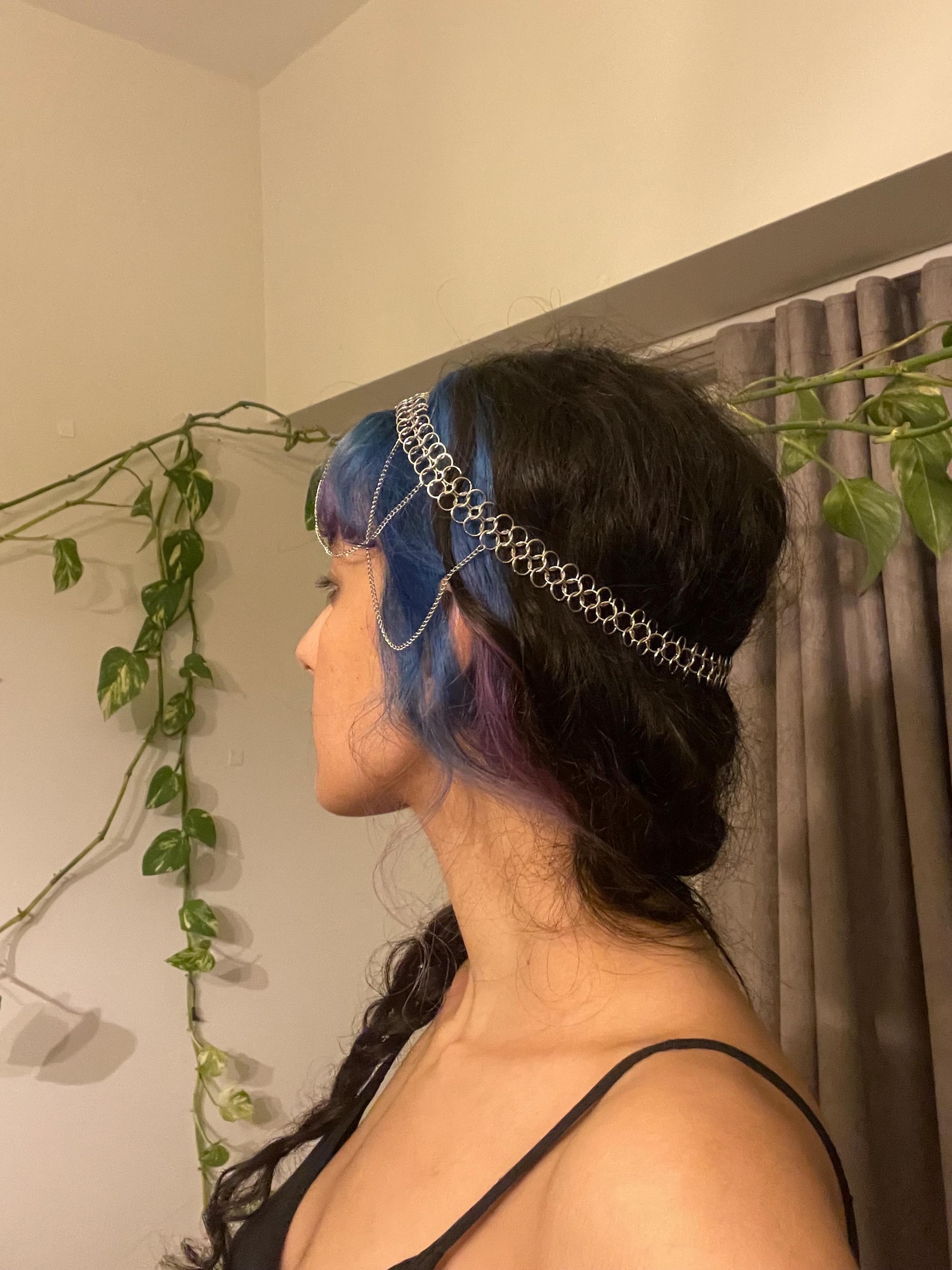 Handmade Chainmail Headpiece With Star: Elven Gothic Tiara - Etsy