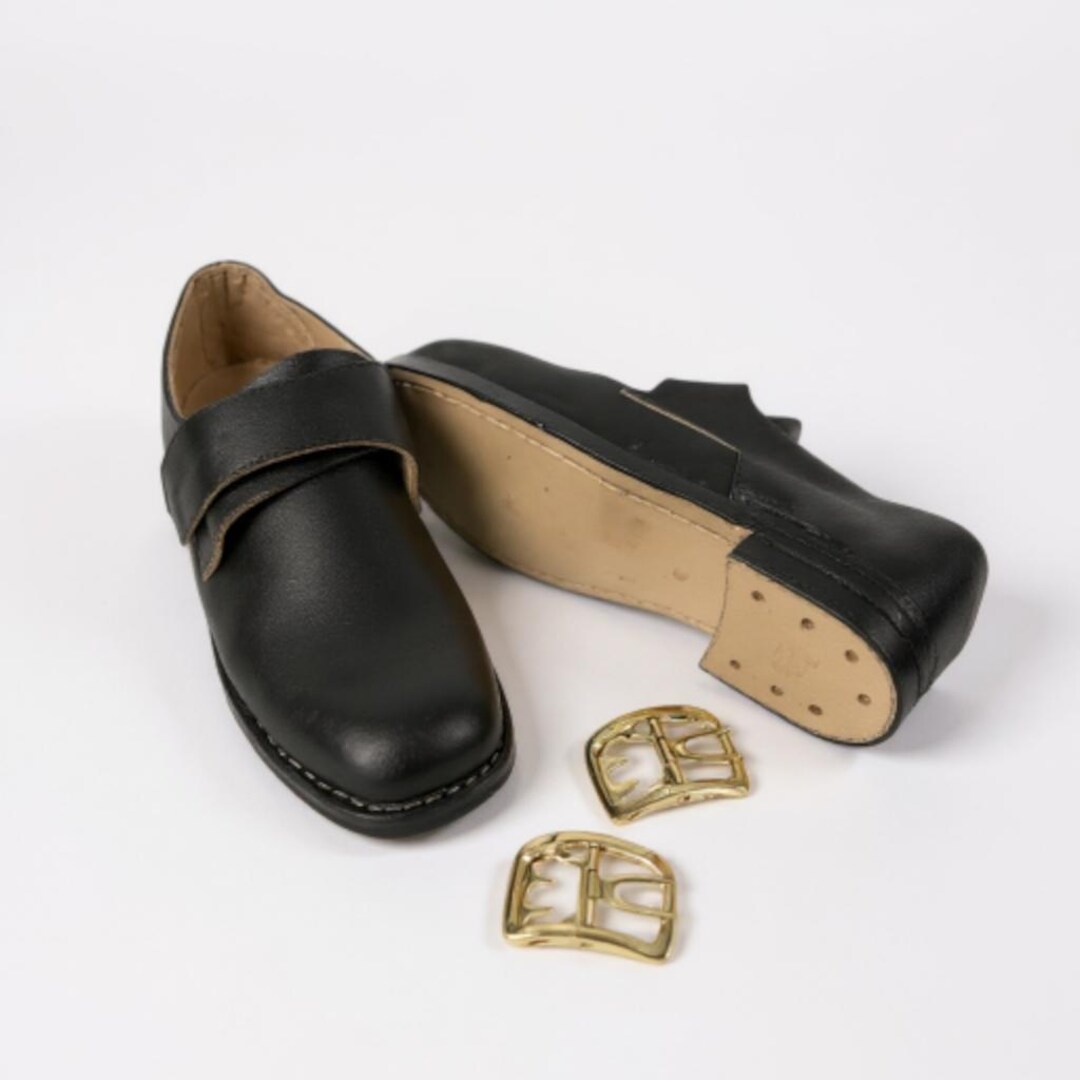 Handmade Napoleon Buckle Shoes – 18th Century Leather Reenactment ...