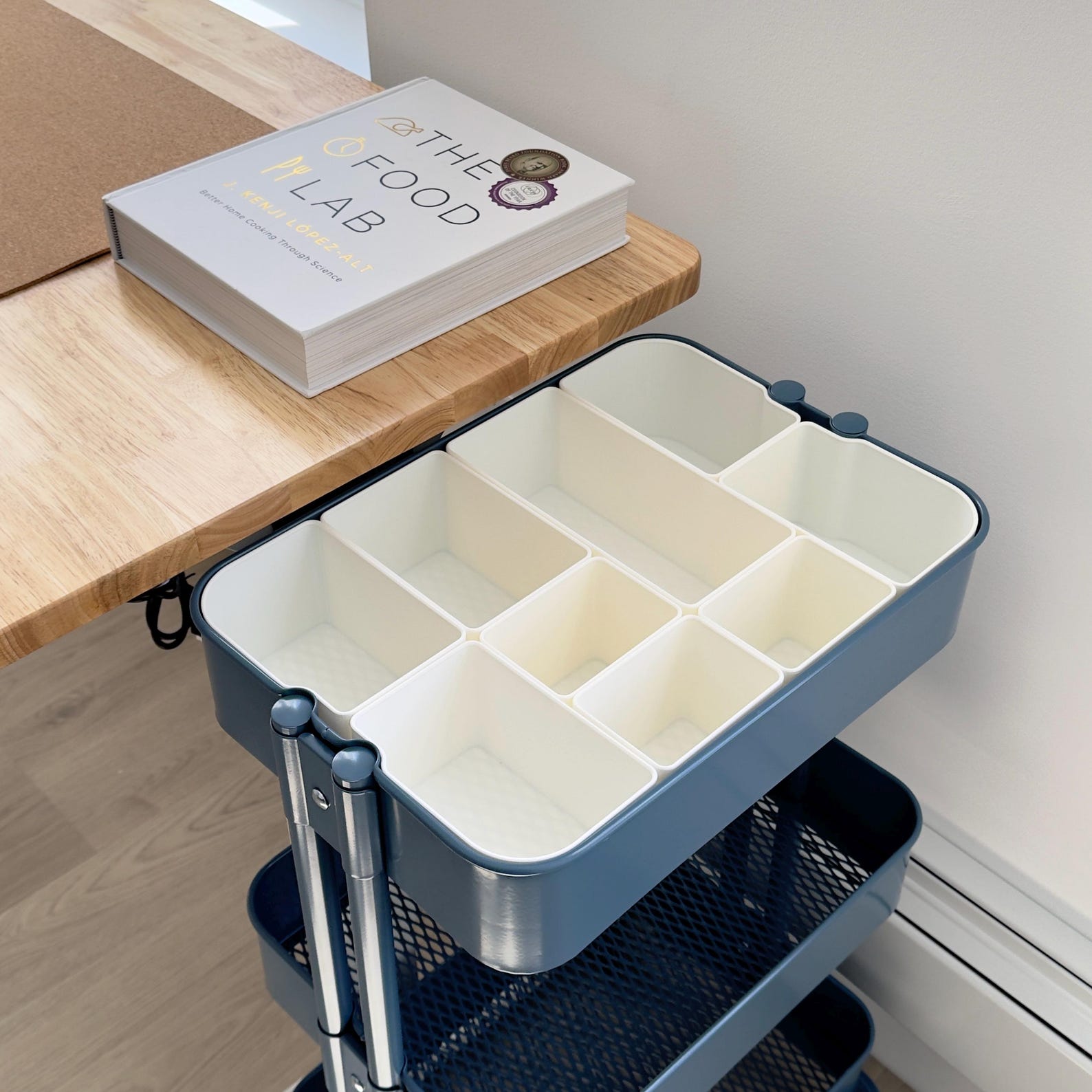 Modular Rolling Cart Organizer for IKEA RÅSKOG & Other Carts | 3D ...