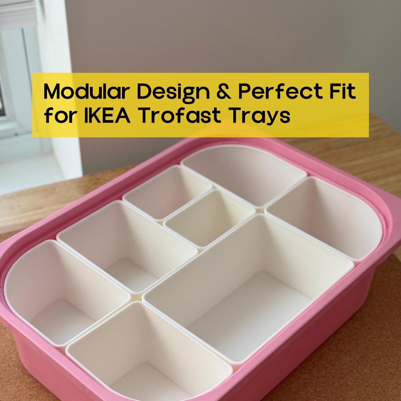 IKEA Trofast Modular Organizer Insert Bins for Shallow Trofast Trays ...