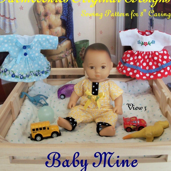8 Inch Baby Doll Pattern - Etsy