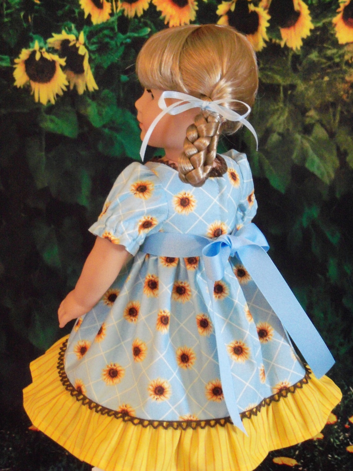 PDF SEWING PATTERN / Sunflower Farm / Sewing Pattern Fit American Girl ...