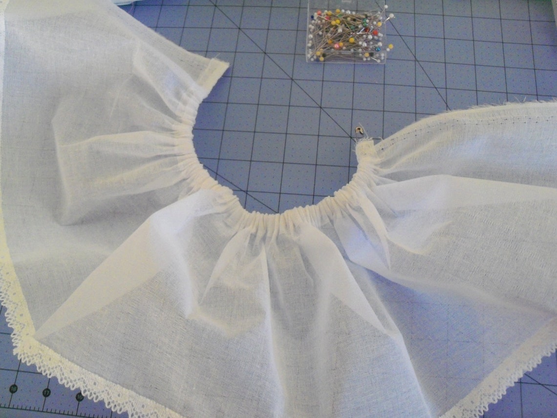 PDF Doll Clothes Sewing Pattern / COLONIAL ROSE Gown & Crinoline Fits ...
