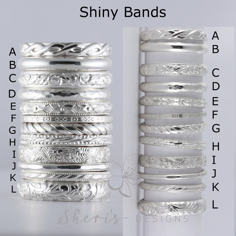 4 Stone Ring Set 4 Birthstones Square Oval Emerald Octagon - Etsy