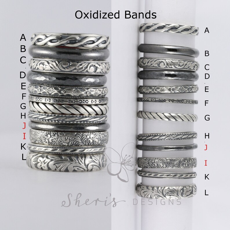 4 Stone Ring Set 4 Birthstones Square Oval Emerald Octagon - Etsy