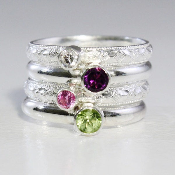 Gemstone Rings - Etsy
