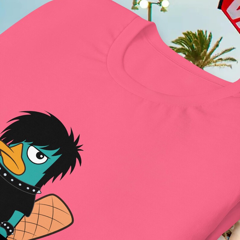 Emo Perry the Platypus Shirt – Warped Tour 2025 Tee, Scene Core Aesthetic, Sad Platypus Graphic ...