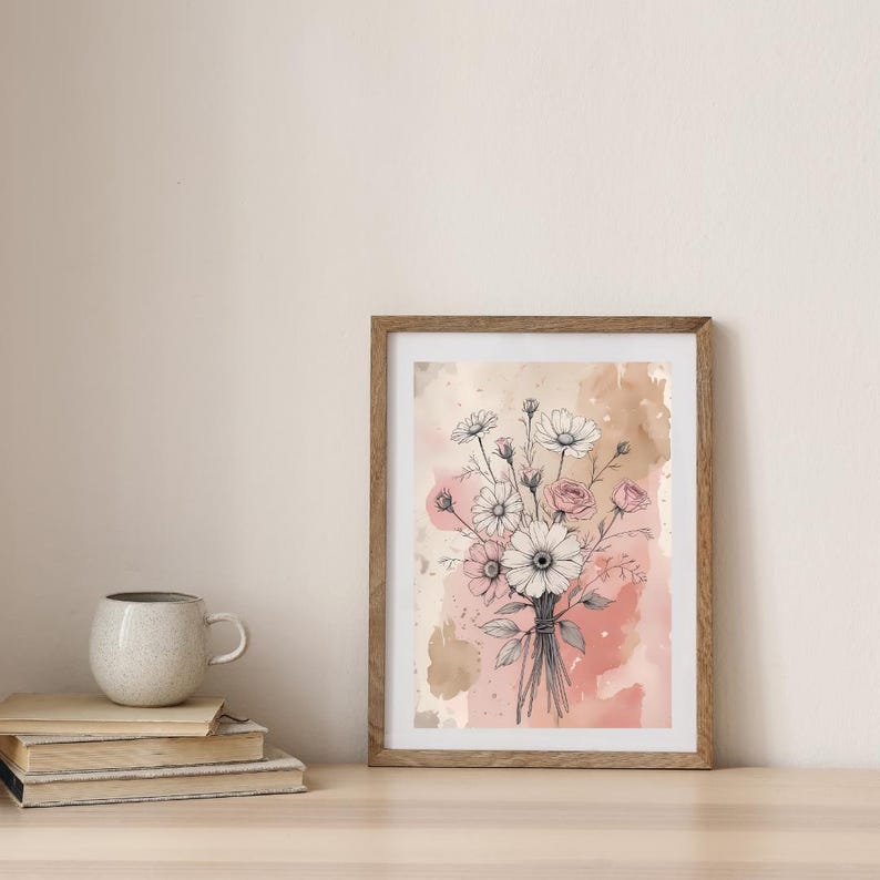 Vintage Botanical Sketch Prints, Antique Floral Gallery Wall Art ...