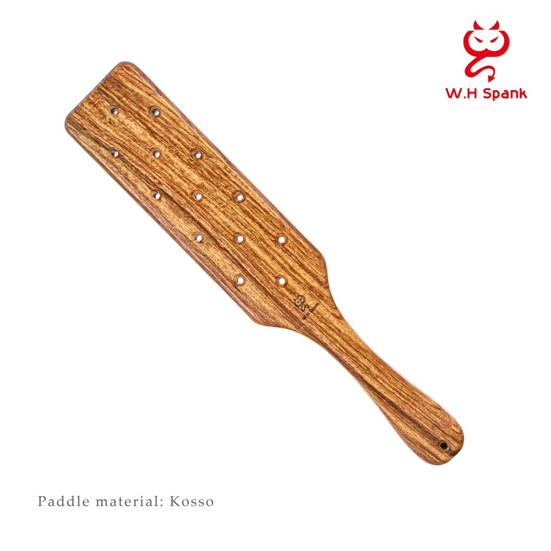 Wood Spanking Paddle / Long Paddle With Holes - Etsy Hong Kong