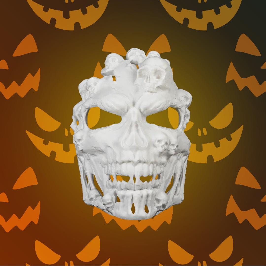 Face the Grave Halloween Mask | Terrifying | Scary | Cosplay Costume ...