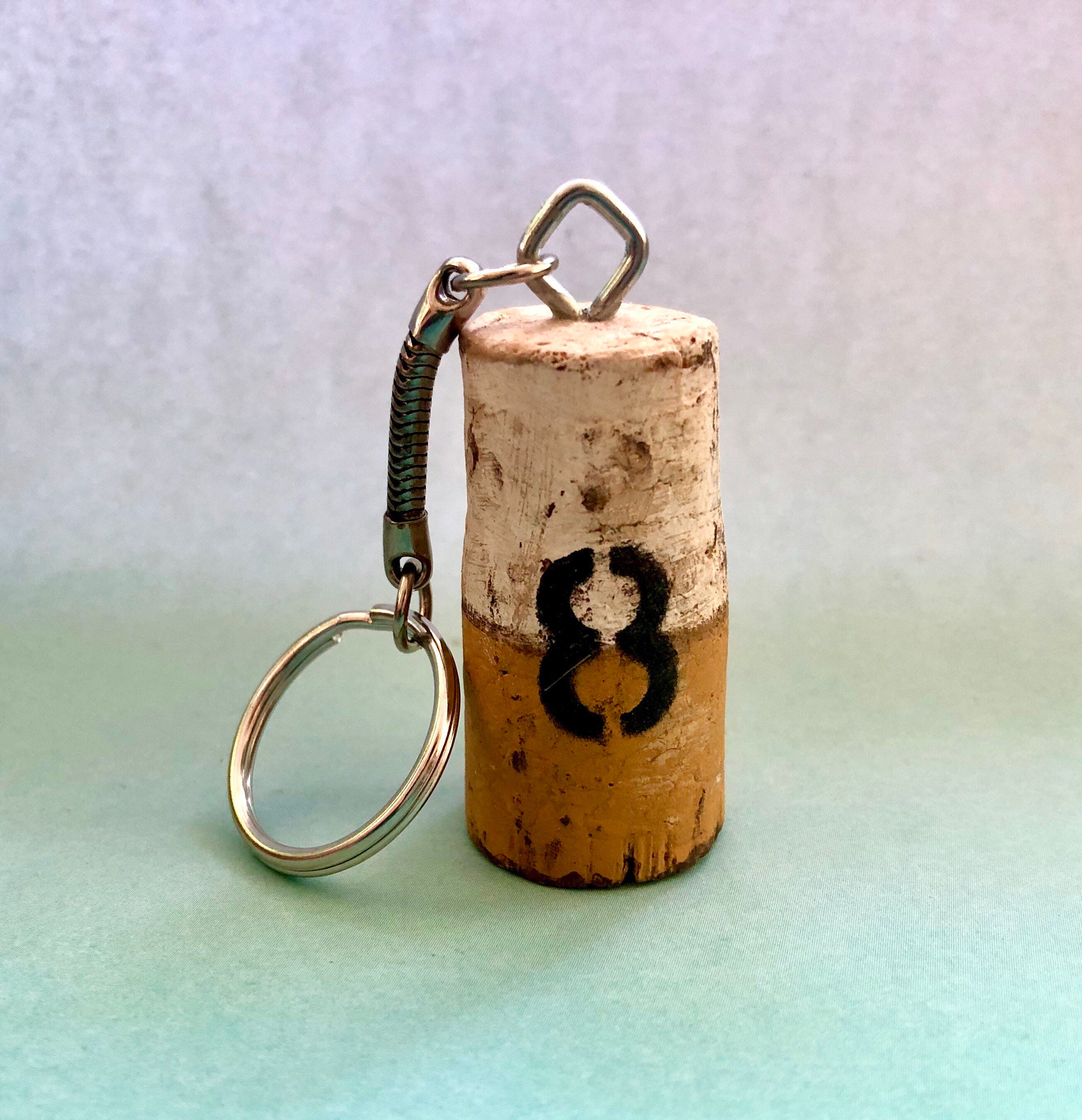 Buoy Keychain Recycled Wine Cork Keychain Wine Cork Summer - Etsy