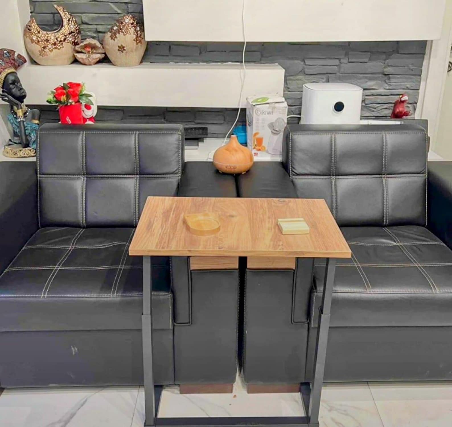 Adjustable Computer Table, C Table for Sofa – Industrial Side Table ...