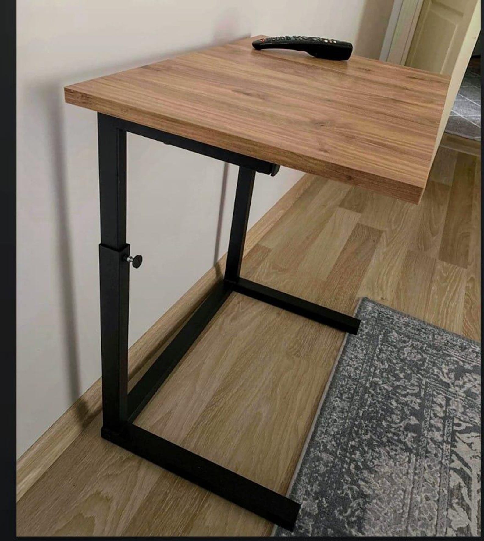 Adjustable Computer Table, C Table for Sofa – Industrial Side Table ...