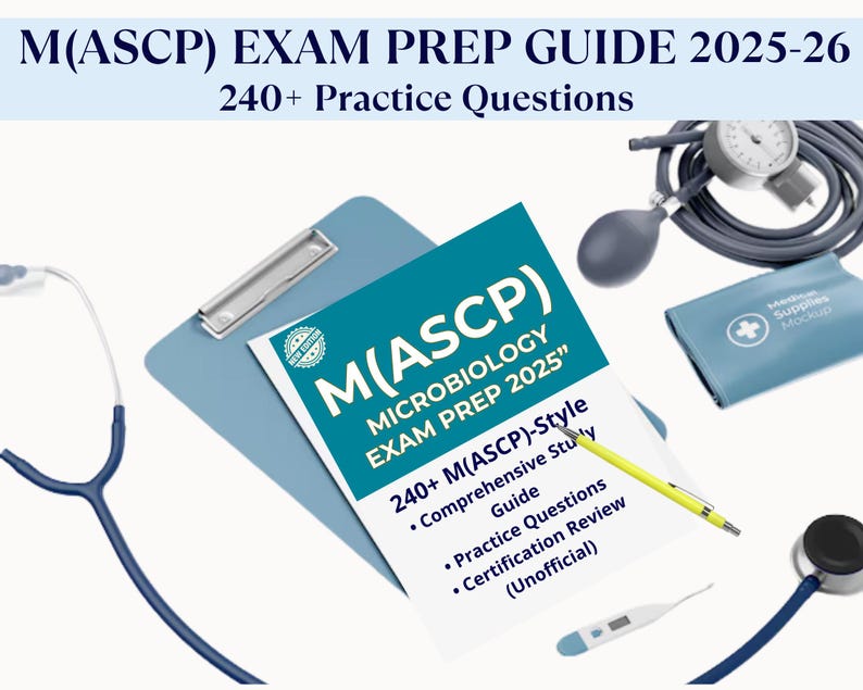 M(ASCP) Microbiology Exam Study Guide 2025 | Practice Questions (PDF ...