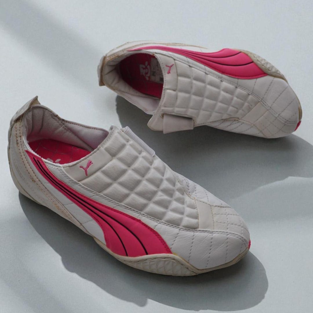 Zapatillas Puma Uke Bubble Vintage Y2K Archive Blanco Rosa Talla 4 del ...