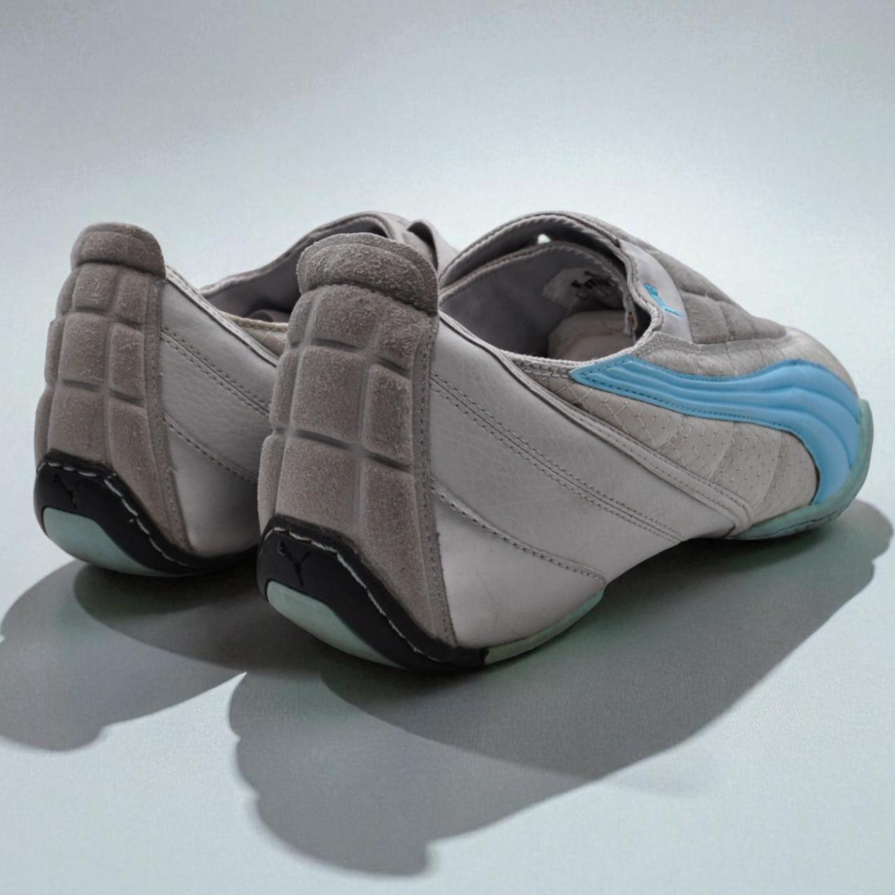 Vintage Puma Uke Bubble Trainers, Grey & Turquoise, Y2K, UK 8/9 - Etsy