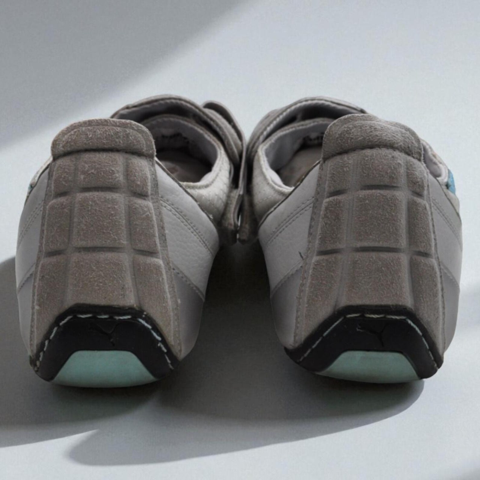 Vintage Puma Uke Bubble Trainers, Grey & Turquoise, Y2K, UK 8/9 - Etsy