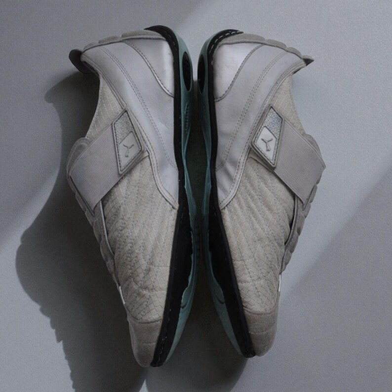 Vintage Puma Uke Bubble Trainers, Grey & Turquoise, Y2K, UK 8/9 - Etsy