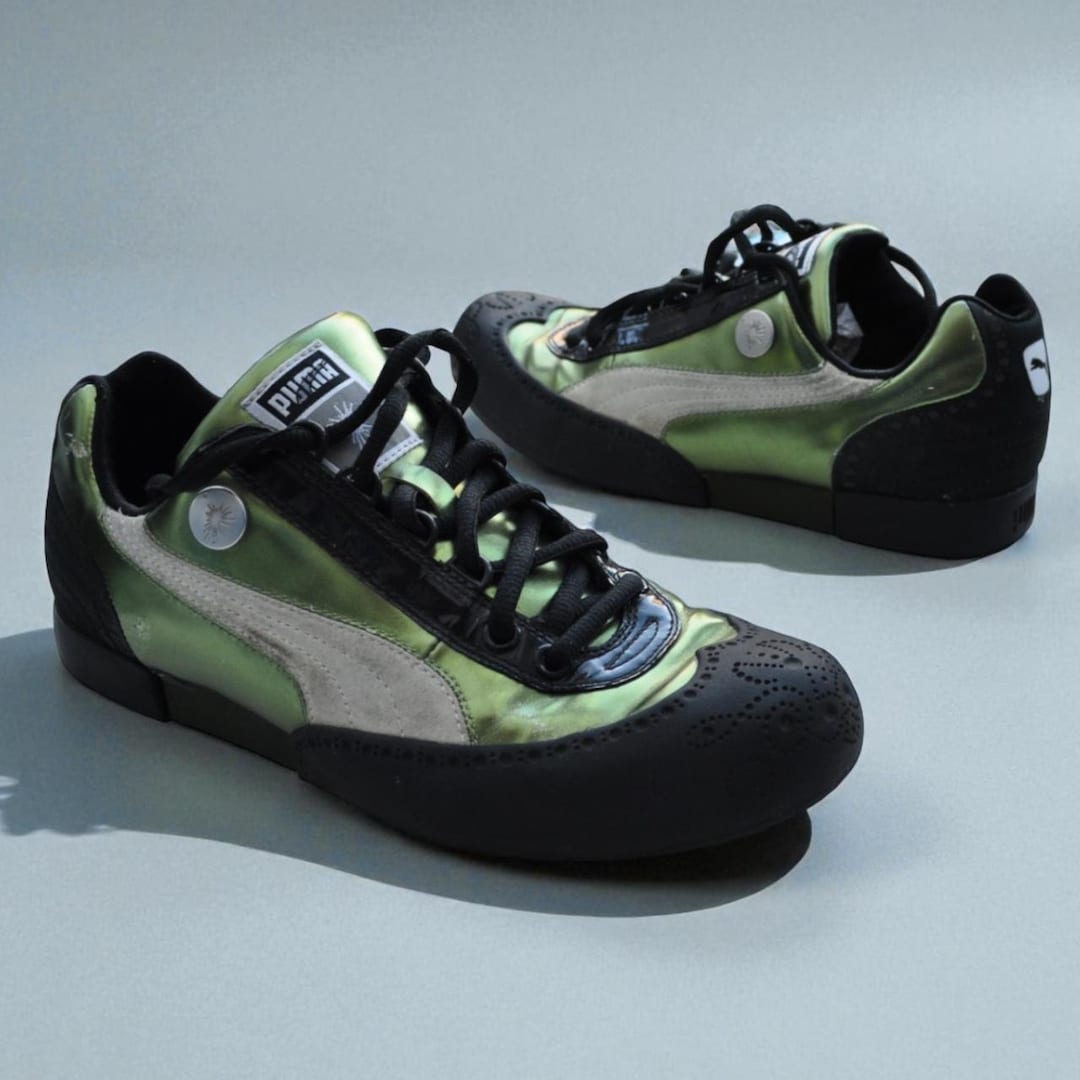 Vintage Puma X Mihara Yasuhiro MY-37 Brogue Trainers, Green UK 6 / EU ...