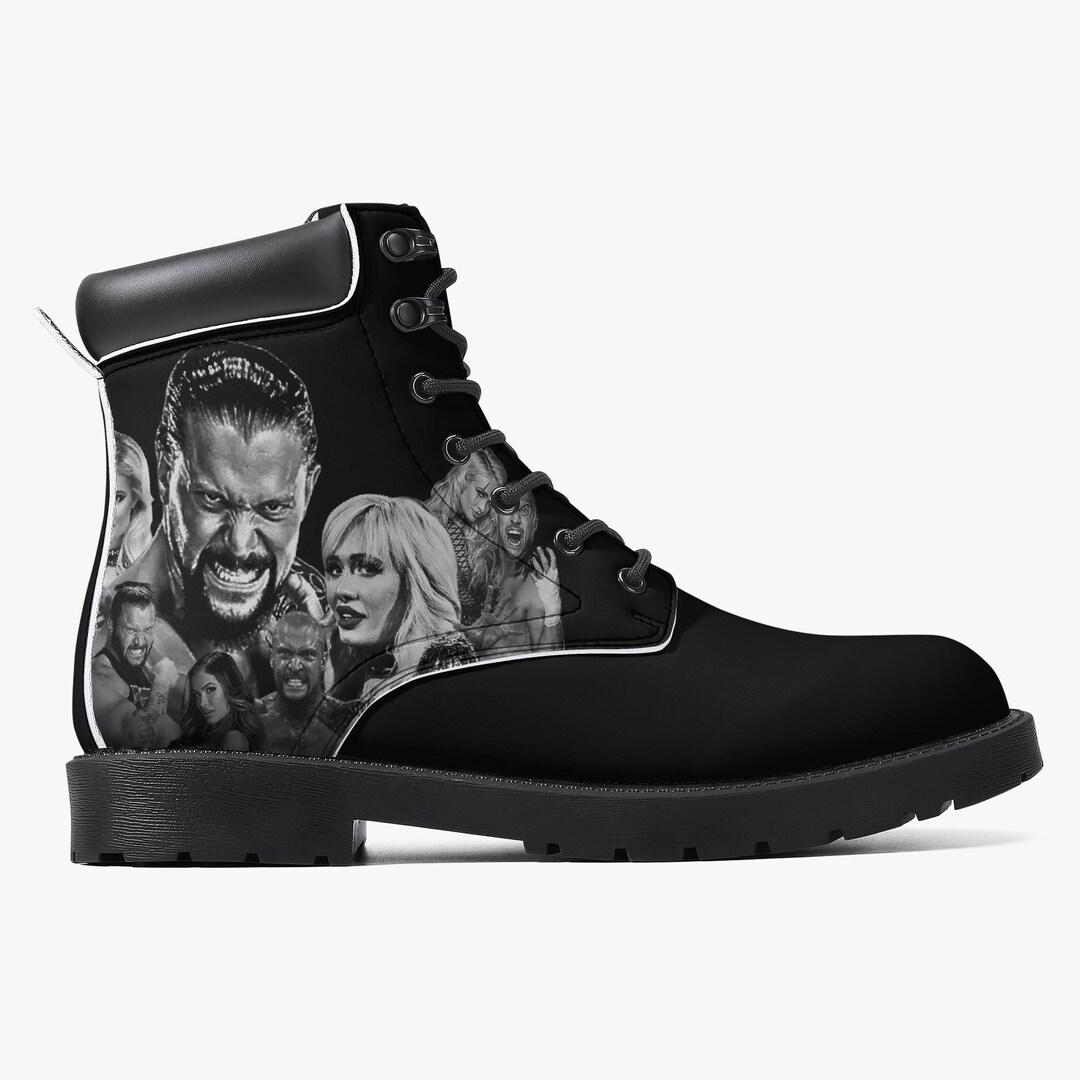 Killer Kross Custom Boots Wrestling Shoes Karrion Kross Doomsday Gear ...