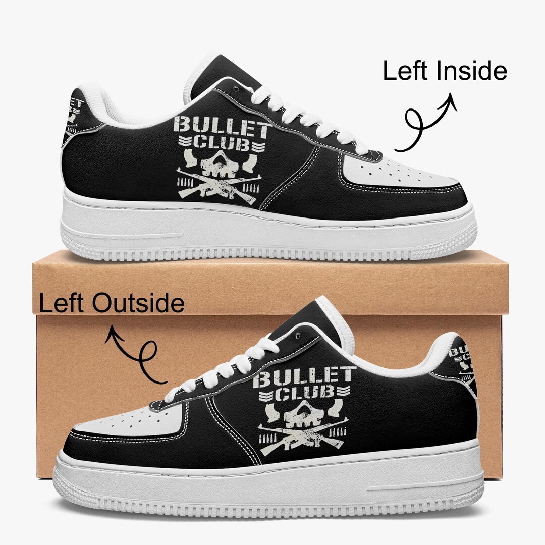 Bullet Club Low Top Sneakers Custom Wrestling Shoes NJPW AEW Fan Gift ...