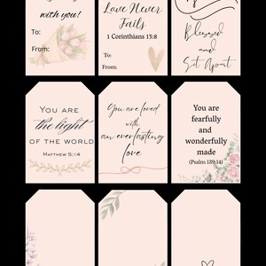 Printable Christian Gift Tags Bundle (12) - Etsy