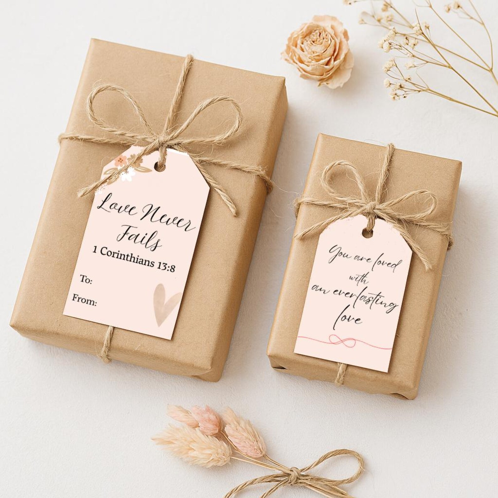 Printable Christian Gift Tags Bundle (12) - Etsy