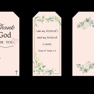 Printable Christian Gift Tags Bundle (12) - Etsy