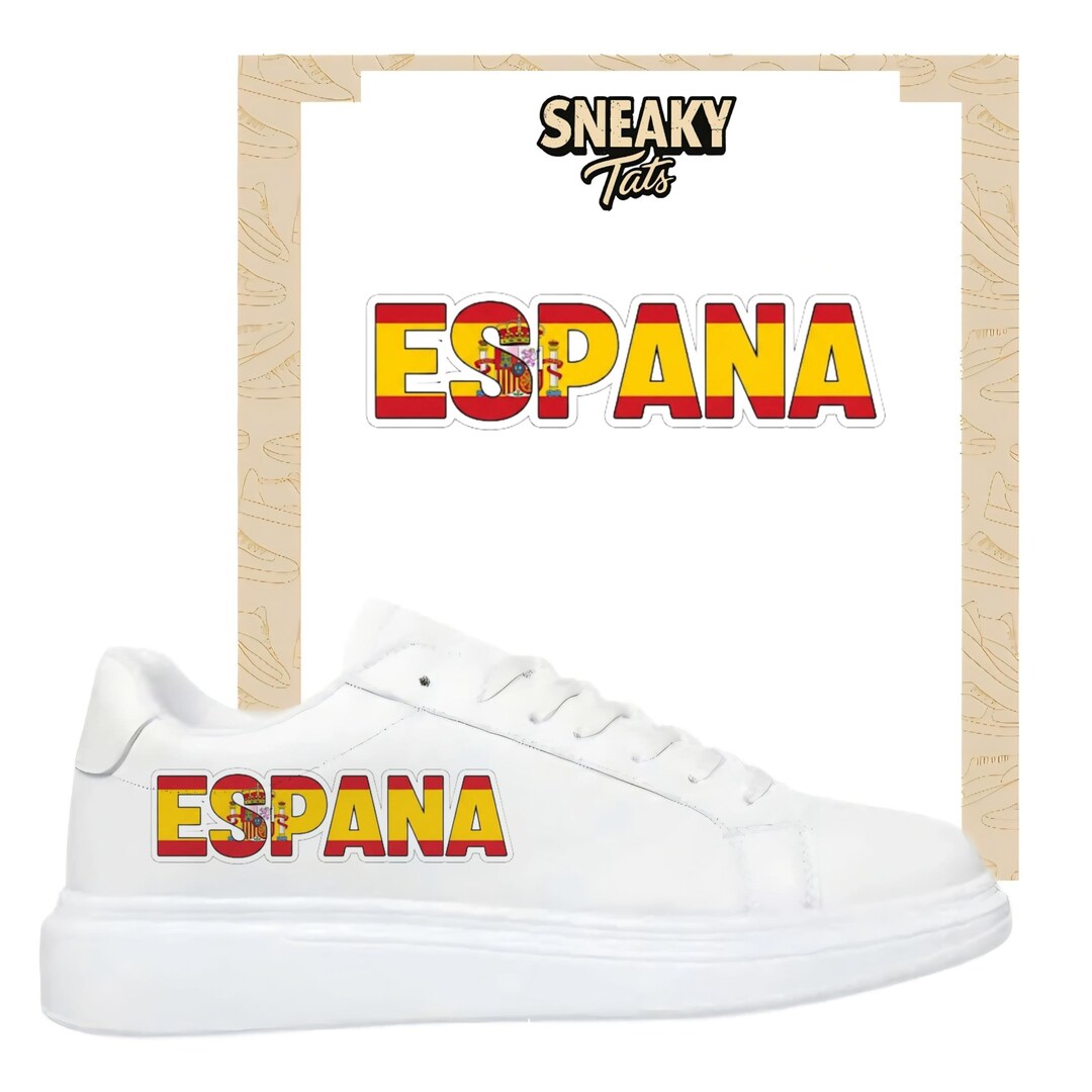Espana Lettering - Iron-on Foil for Sneakers | Patches | Personalized ...