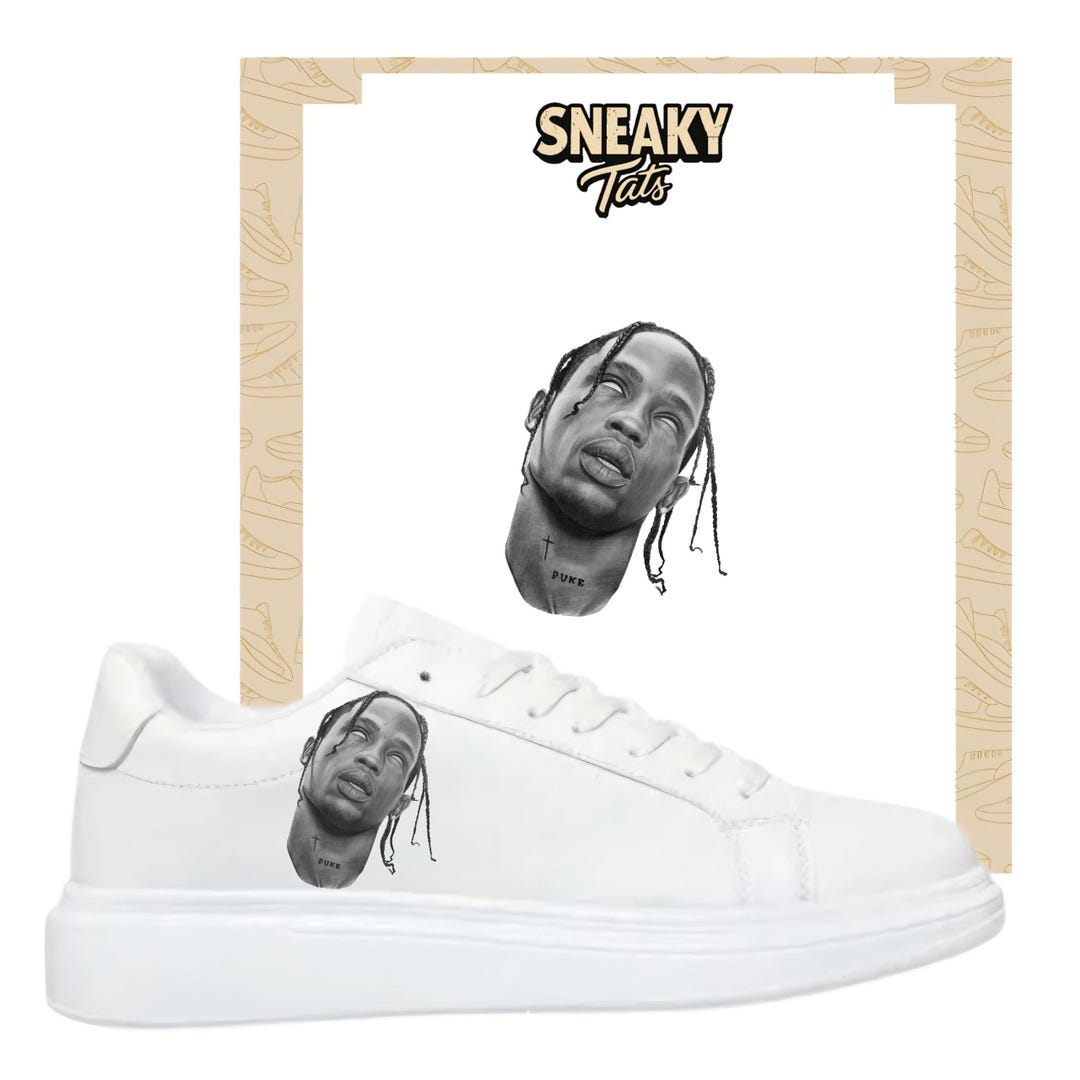 Travis Scott - Iron-on Foil for Sneakers | Patches | Personalized Heat ...